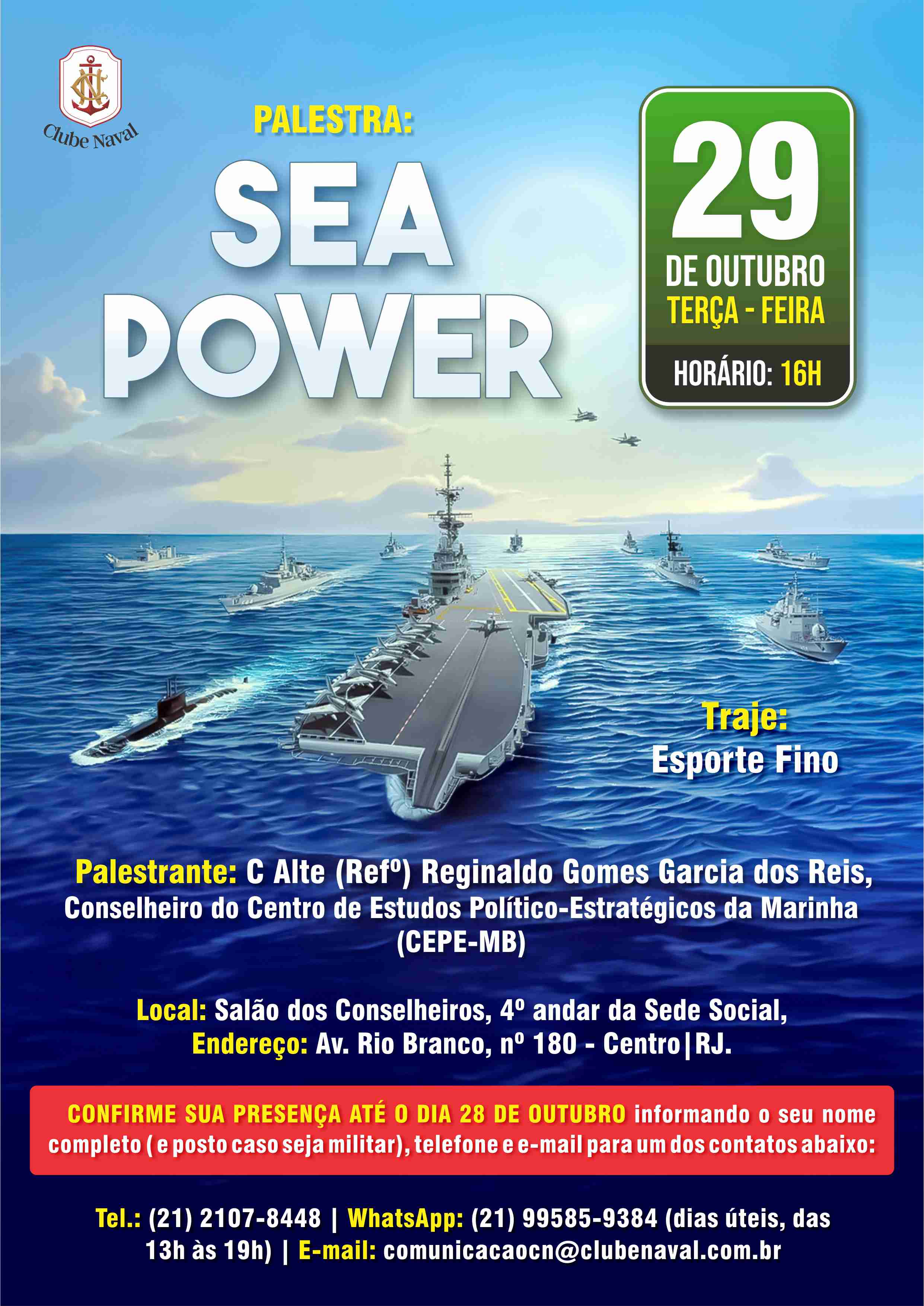 Palestra - Sea Power | Clube Naval